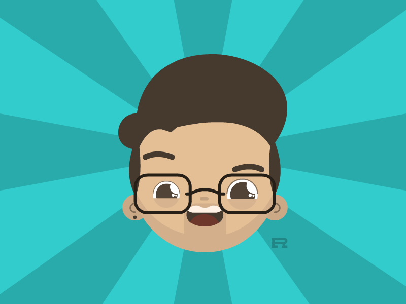 Happy cartoon by Cristian Rivas on Dribbble