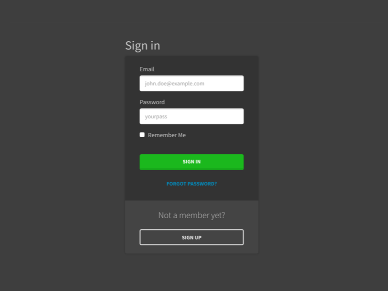 Vrep.io Login by Nick Surmanidze on Dribbble