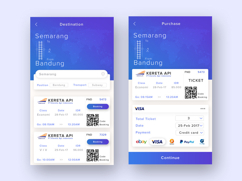 Buying Ticket app by Metamorph Lab on Dribbble