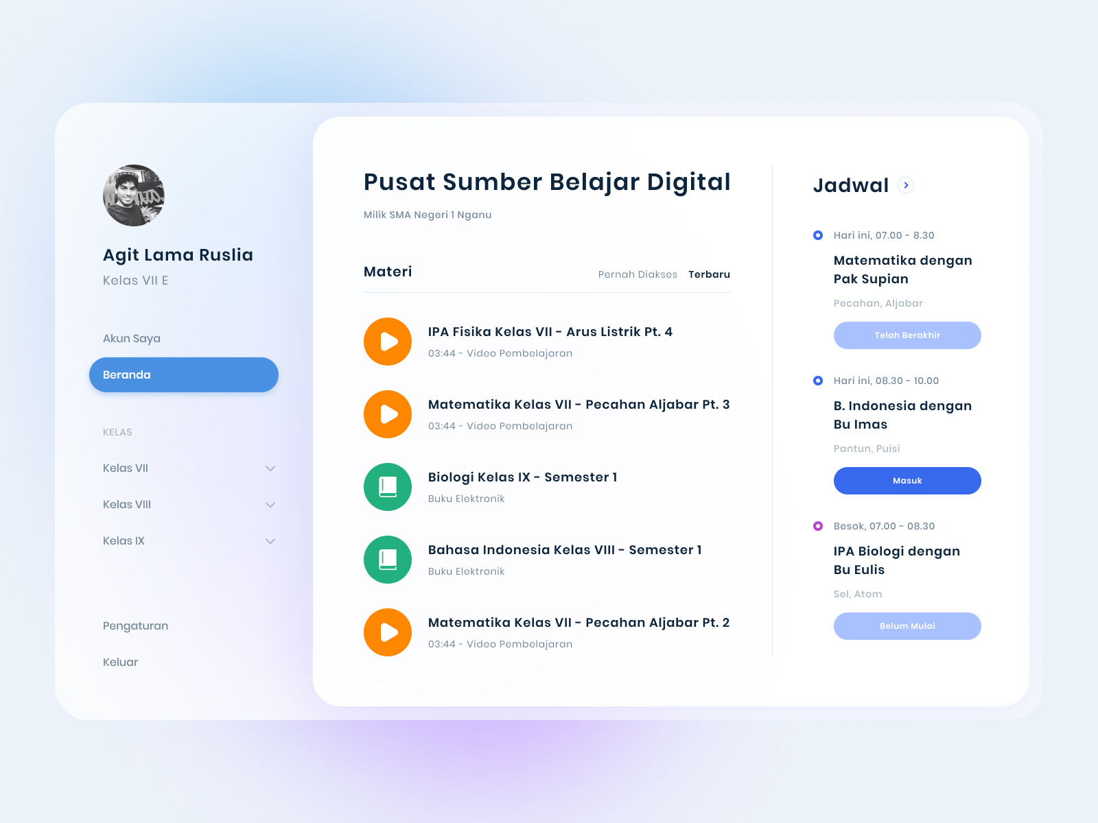 Learning Resources Center #Exploration by Bagas Mochammad Rhafi on Dribbble