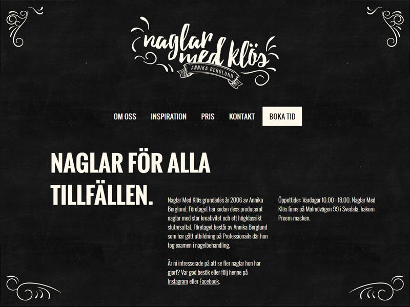 Website by Tim Hansson on Dribbble
