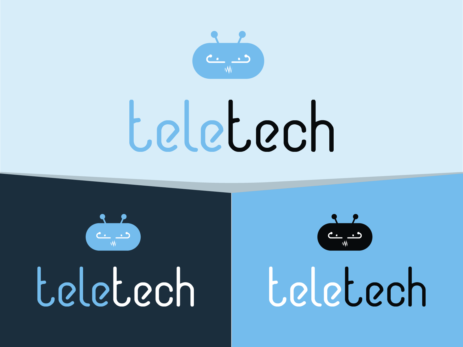 Teletech logo design by eEZe Designs on Dribbble