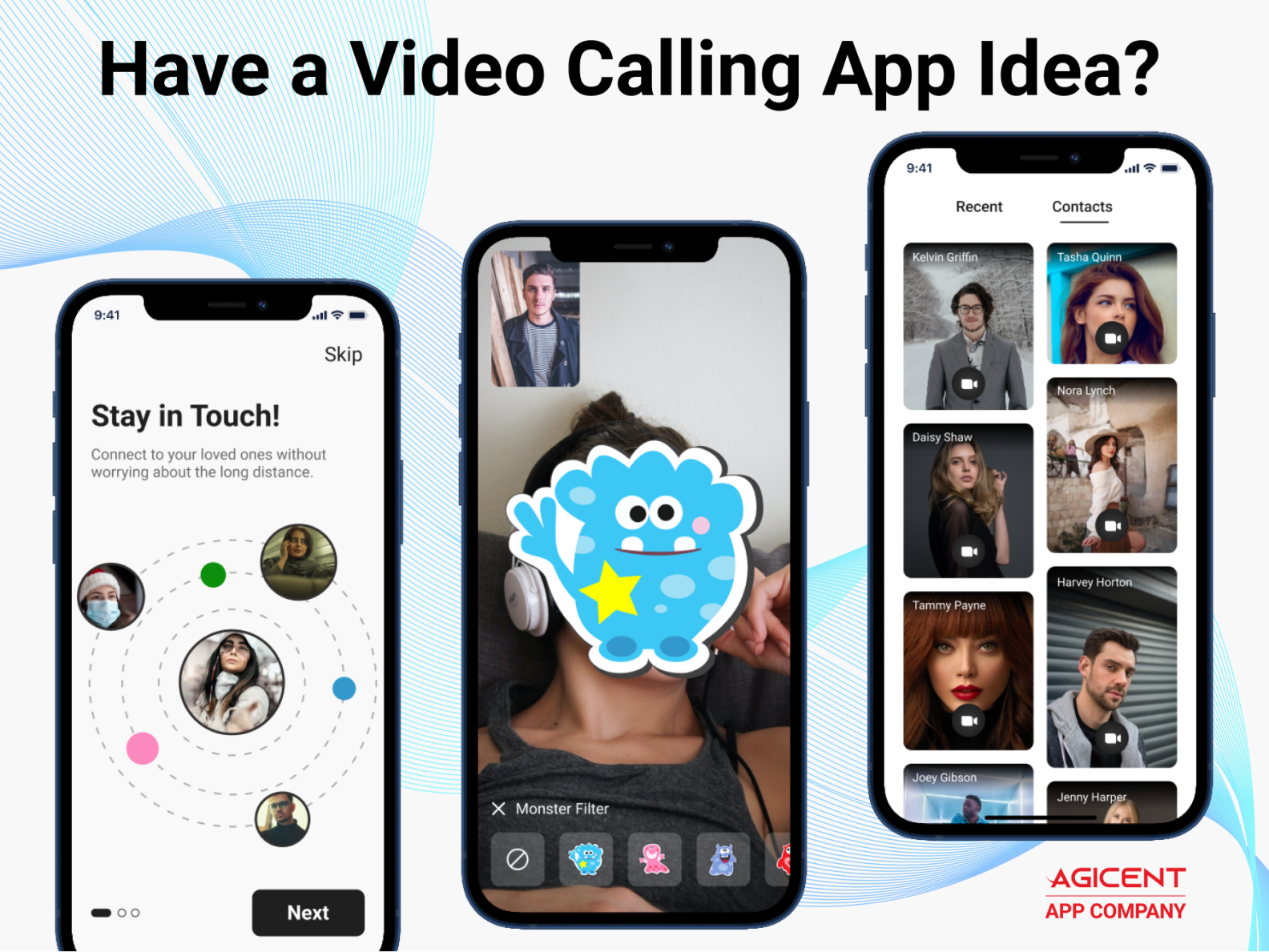 Video Calling App Concept By Agicent App Creating Company On Dribbble