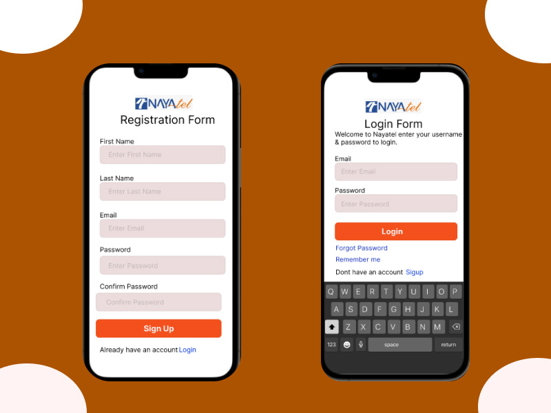 Signup / Login UI Design by Ahmed Ali on Dribbble