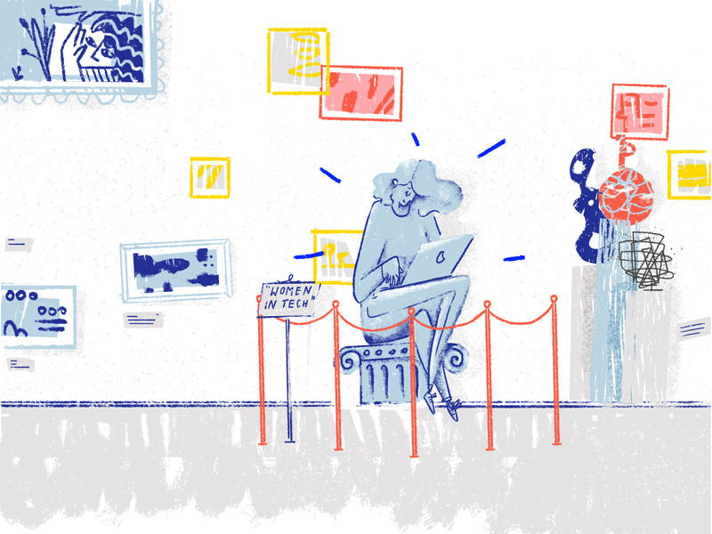 Women In Tech by Agnieszka for Tooploox on Dribbble