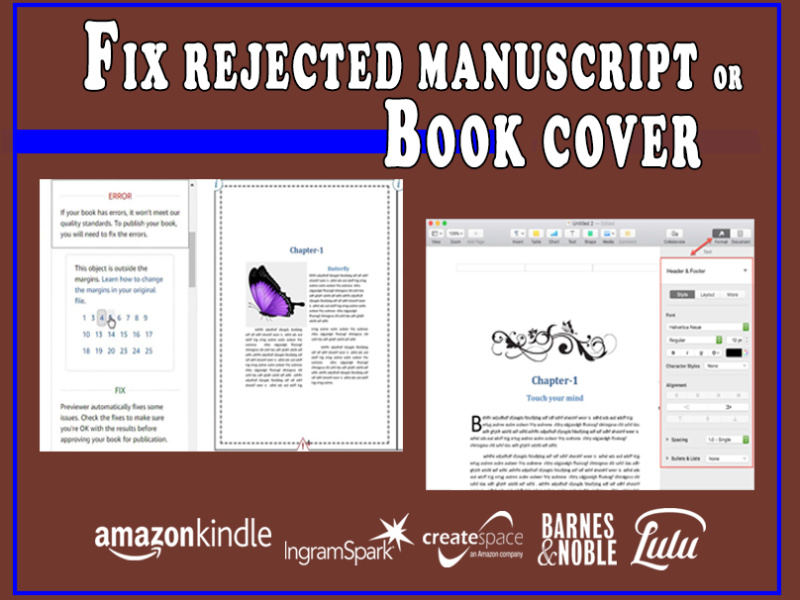 Fix Rejected Manuscript and Book Cover by Md. Arman Sarker on Dribbble