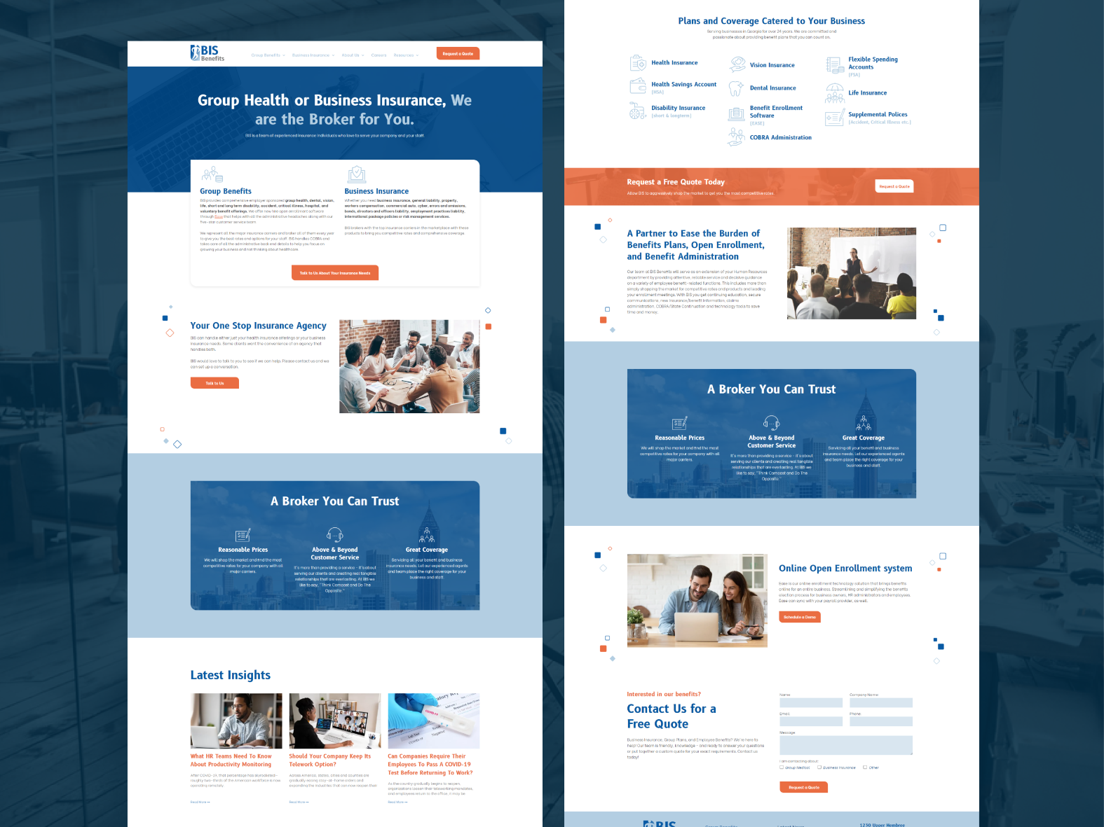 Medical Insurance - Website Design by RivalMind on Dribbble