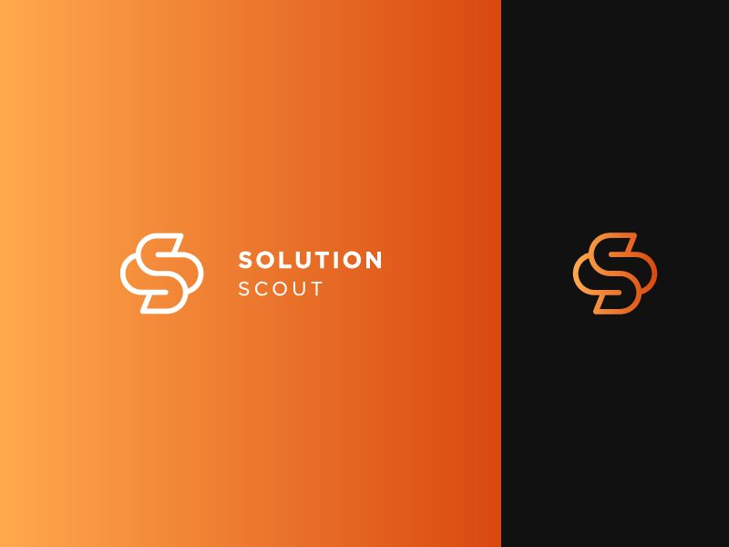 Solution Scout Logo / SS Monogram by Saurabh Sonawane on Dribbble