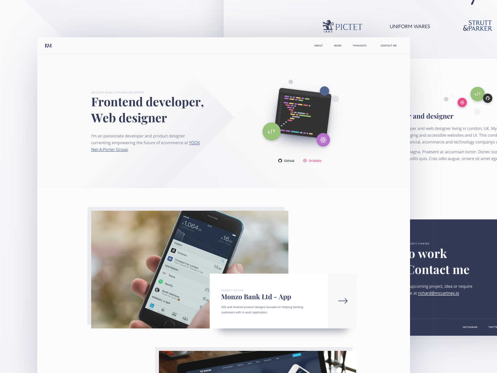 Portfolio by Richard McCartney on Dribbble
