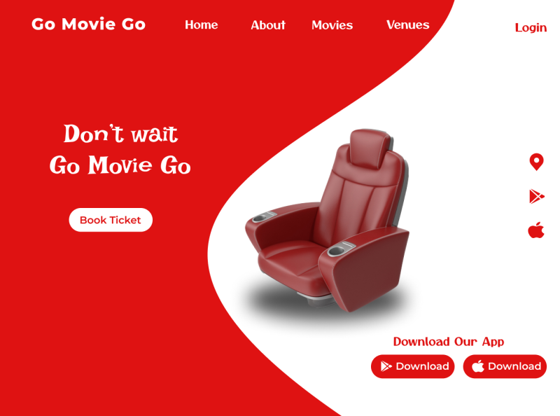 Go Movie Go by Abhishek Kumar Sinha on Dribbble
