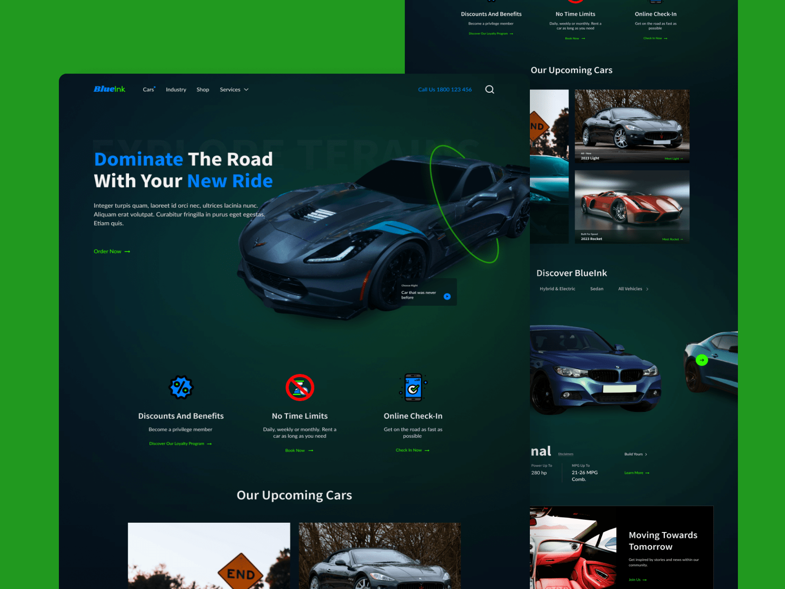 Car Homepage by Hador° on Dribbble