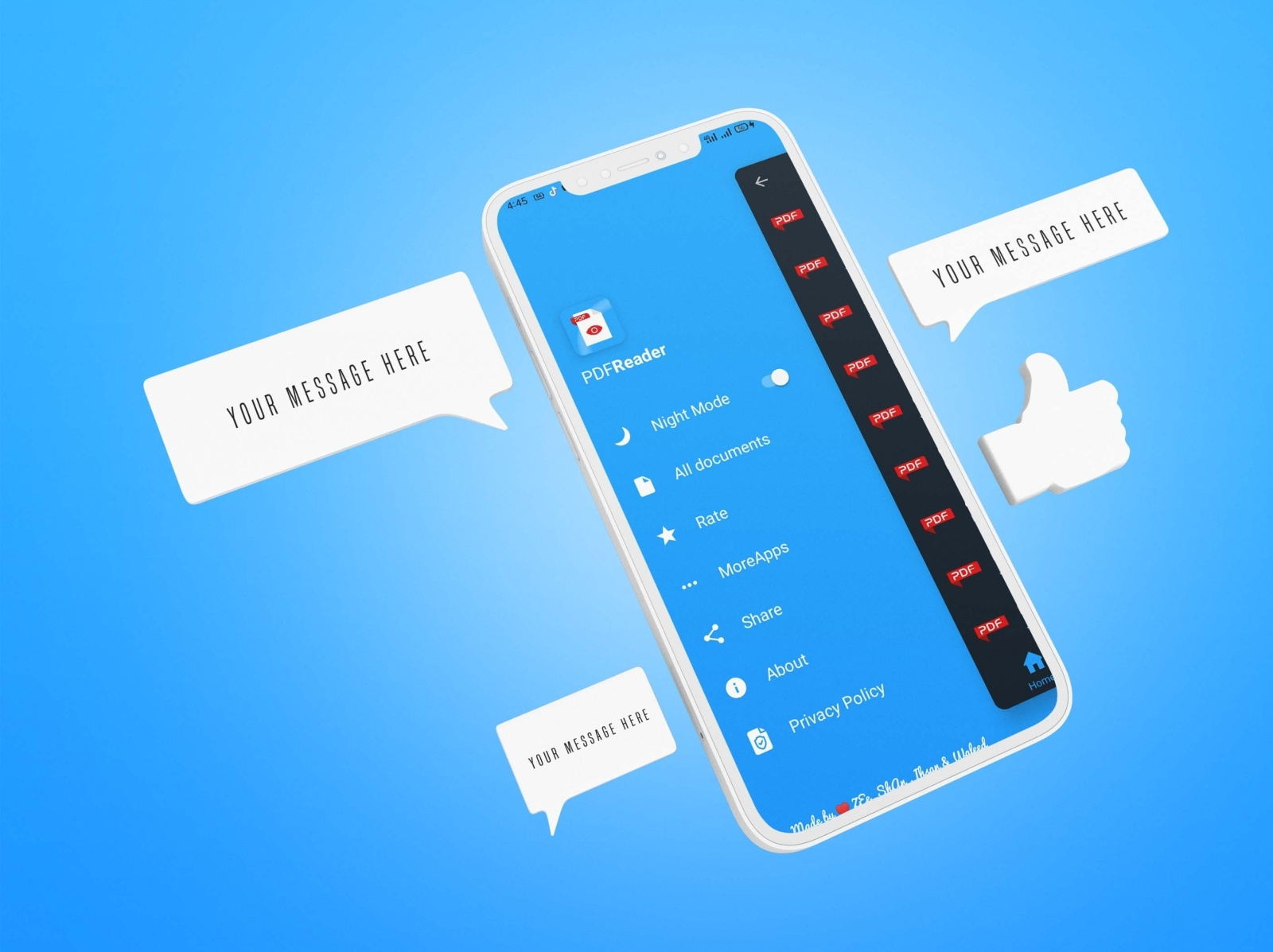 PDF Reader App - My PDF Viewer /UI UX Design by Ali Haider Asghar Ali ...