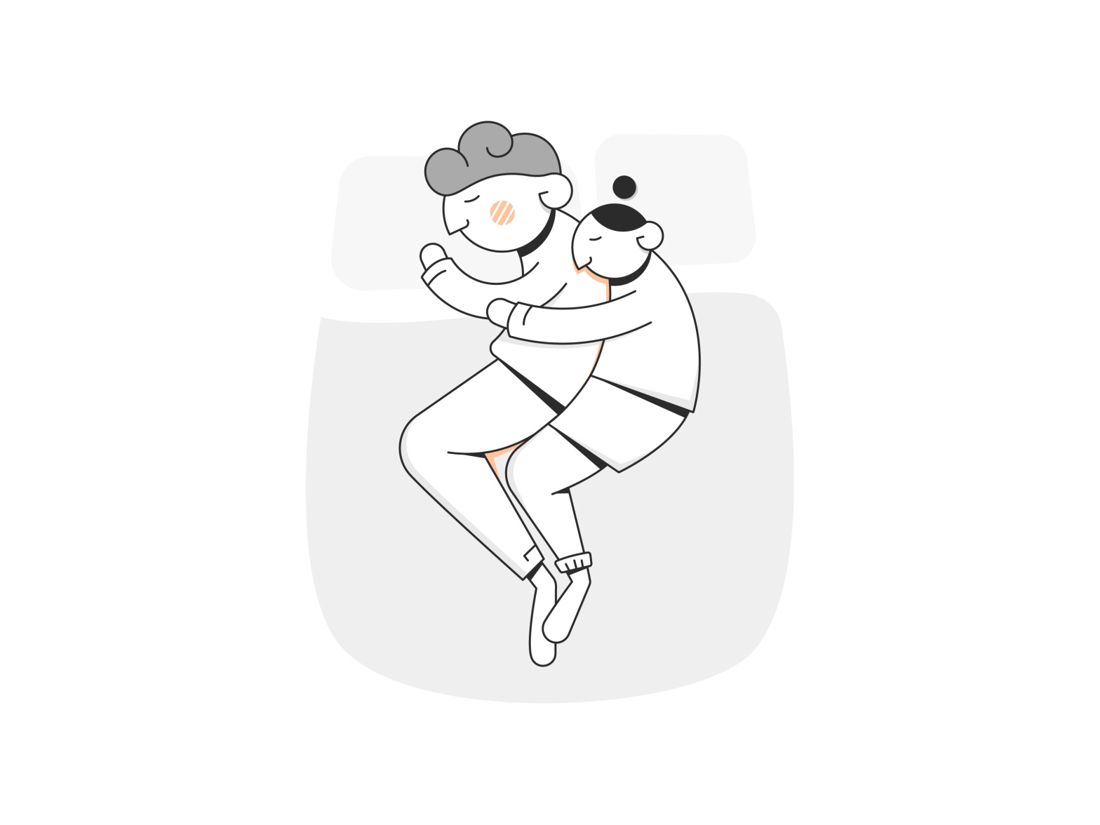 Cuddle by Aurelija on Dribbble