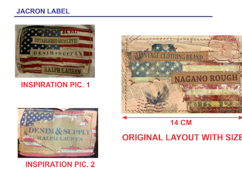 Woven Jacron Label by Md Abdullah Al Maruf on Dribbble