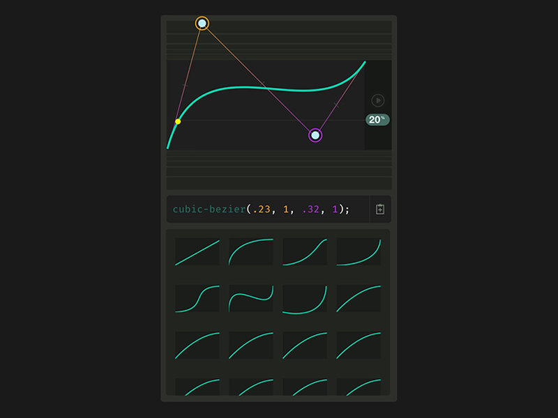 Cubic Bezier Tool by Leonard Souza on Dribbble