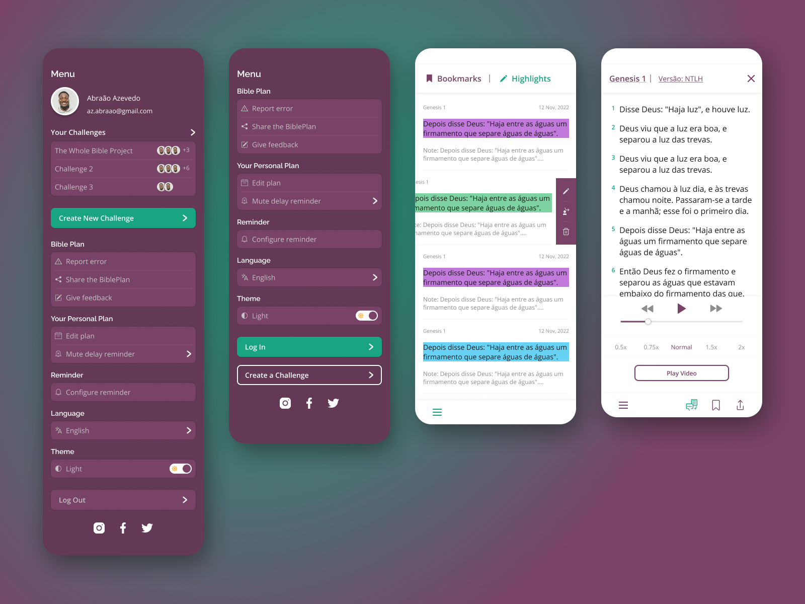 App Design: Bible Plan redesign by Victoria Hovsepyan on Dribbble