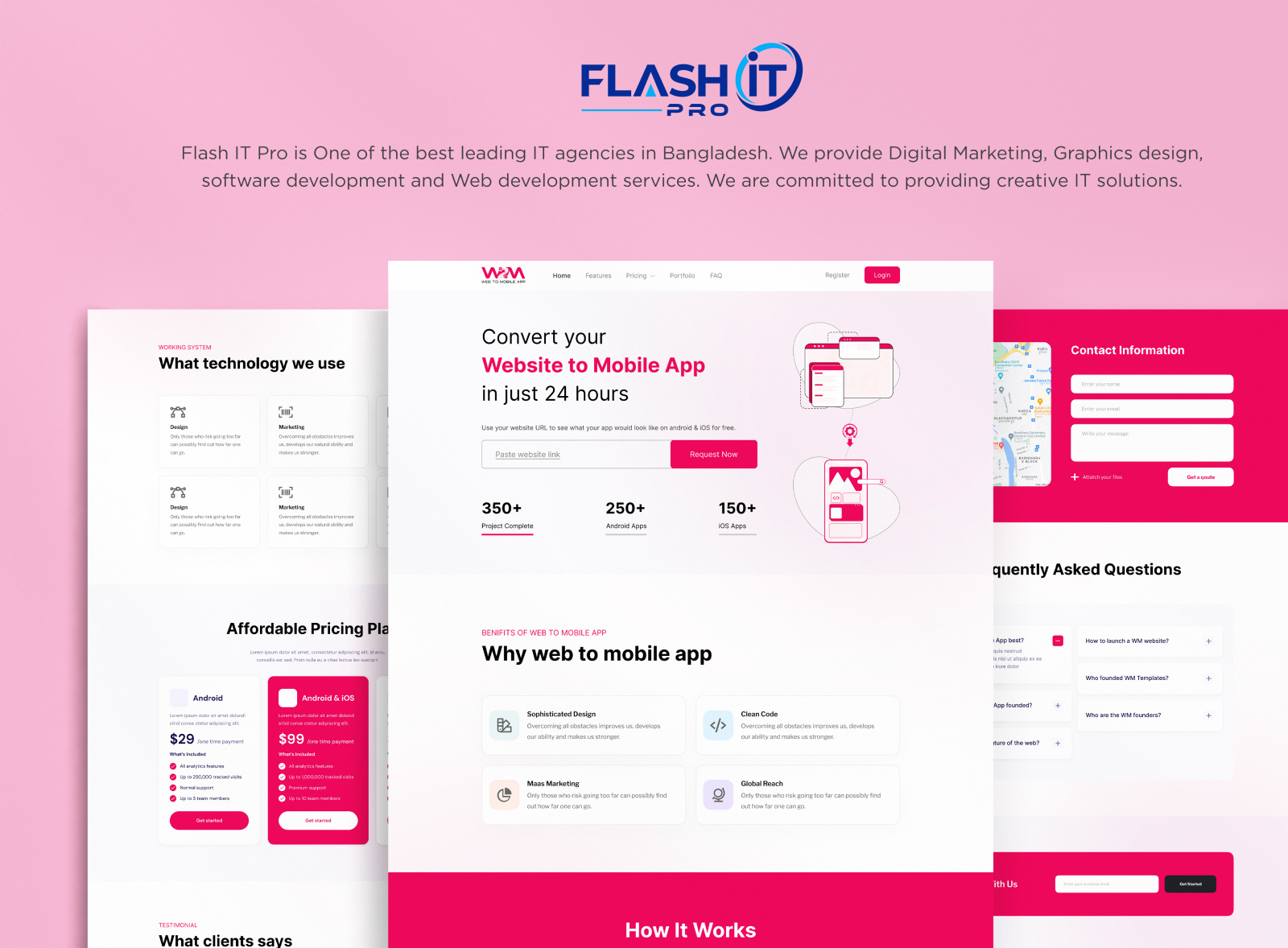 UI Design (Web To Mobile) by Flash IT Pro on Dribbble