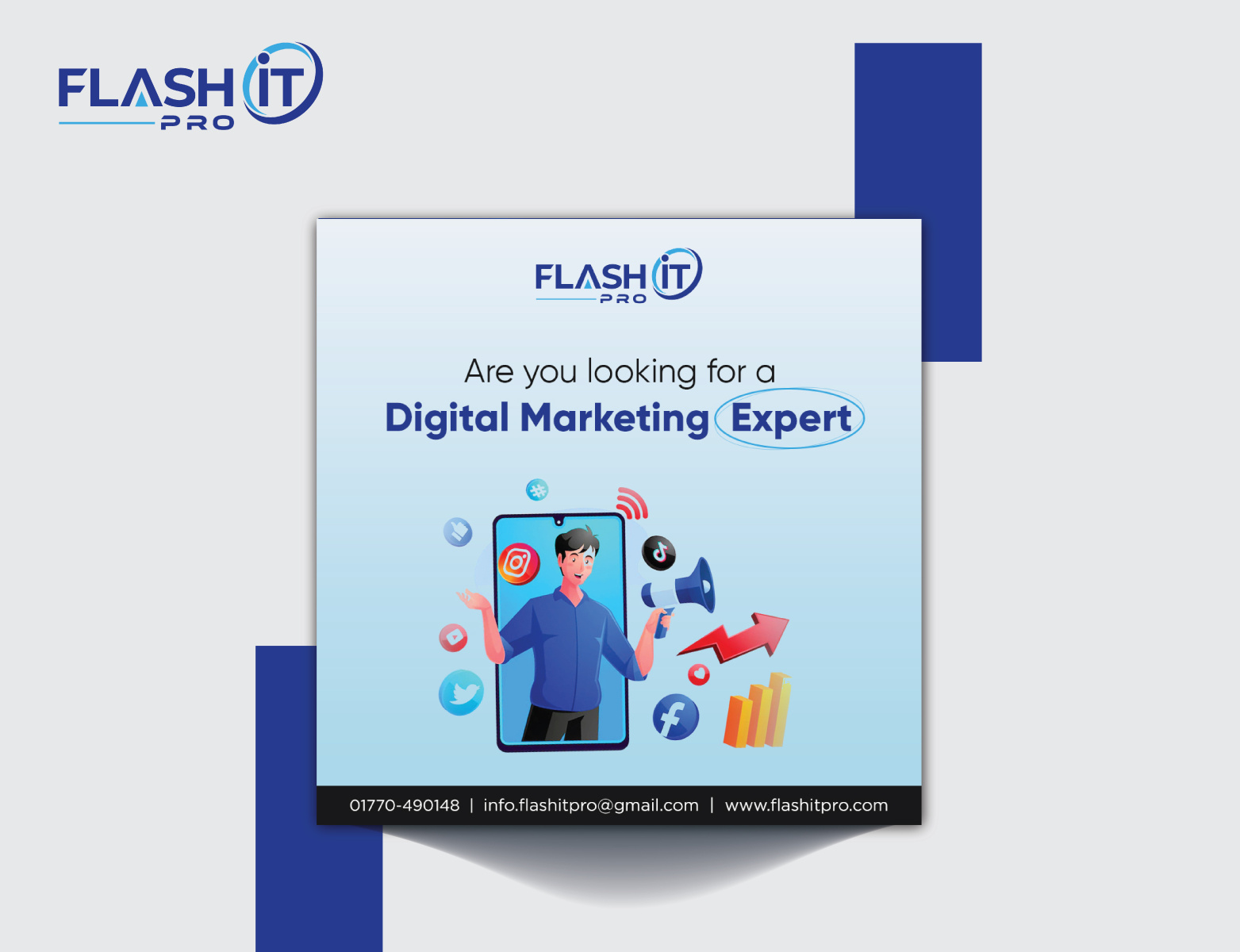 Social Media Post Design by Flash IT Pro on Dribbble