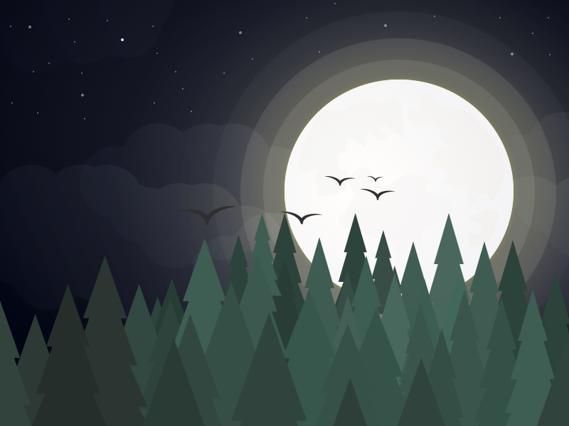 Moonlight Mood by Zby | Ste on Dribbble