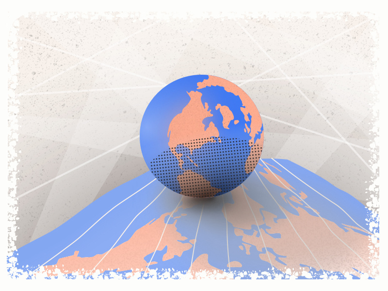 Map Projection Poster by Zby | Ste on Dribbble