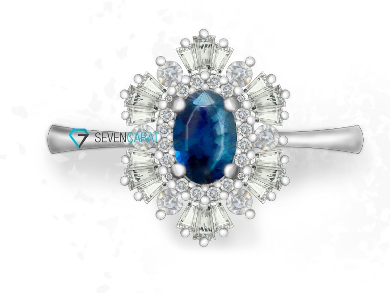 drawings of jewelry, sketch for Seven Carat by Daria on Dribbble