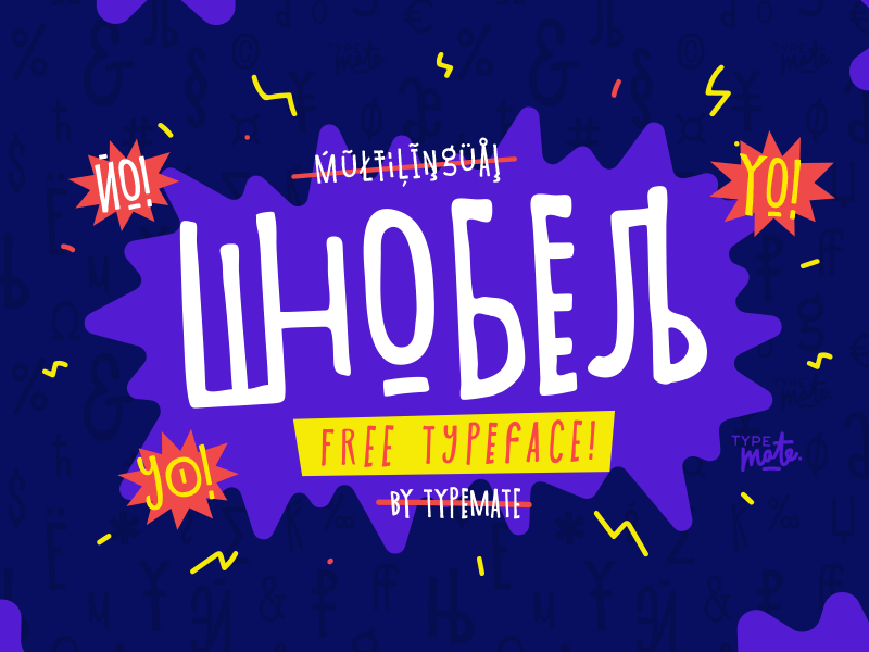 Shnobel free typeface! by Typemate on Dribbble