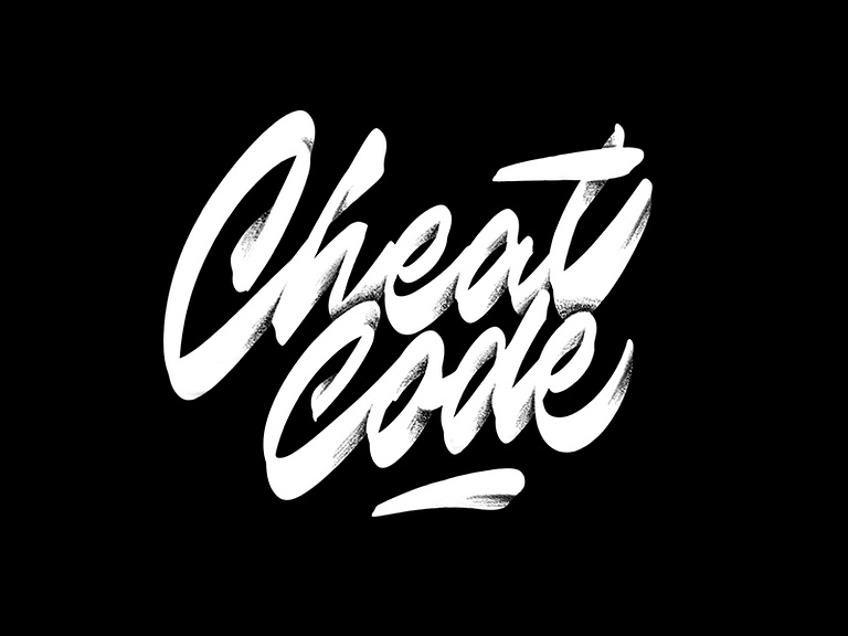 Cheat Code by Typemate on Dribbble