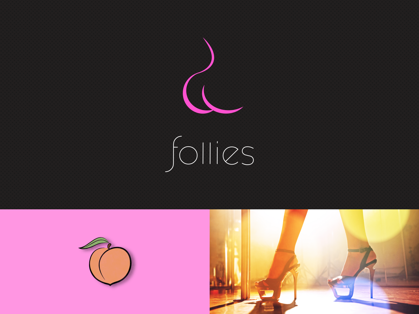 Follies Logo – Process by Andrew McKee on Dribbble