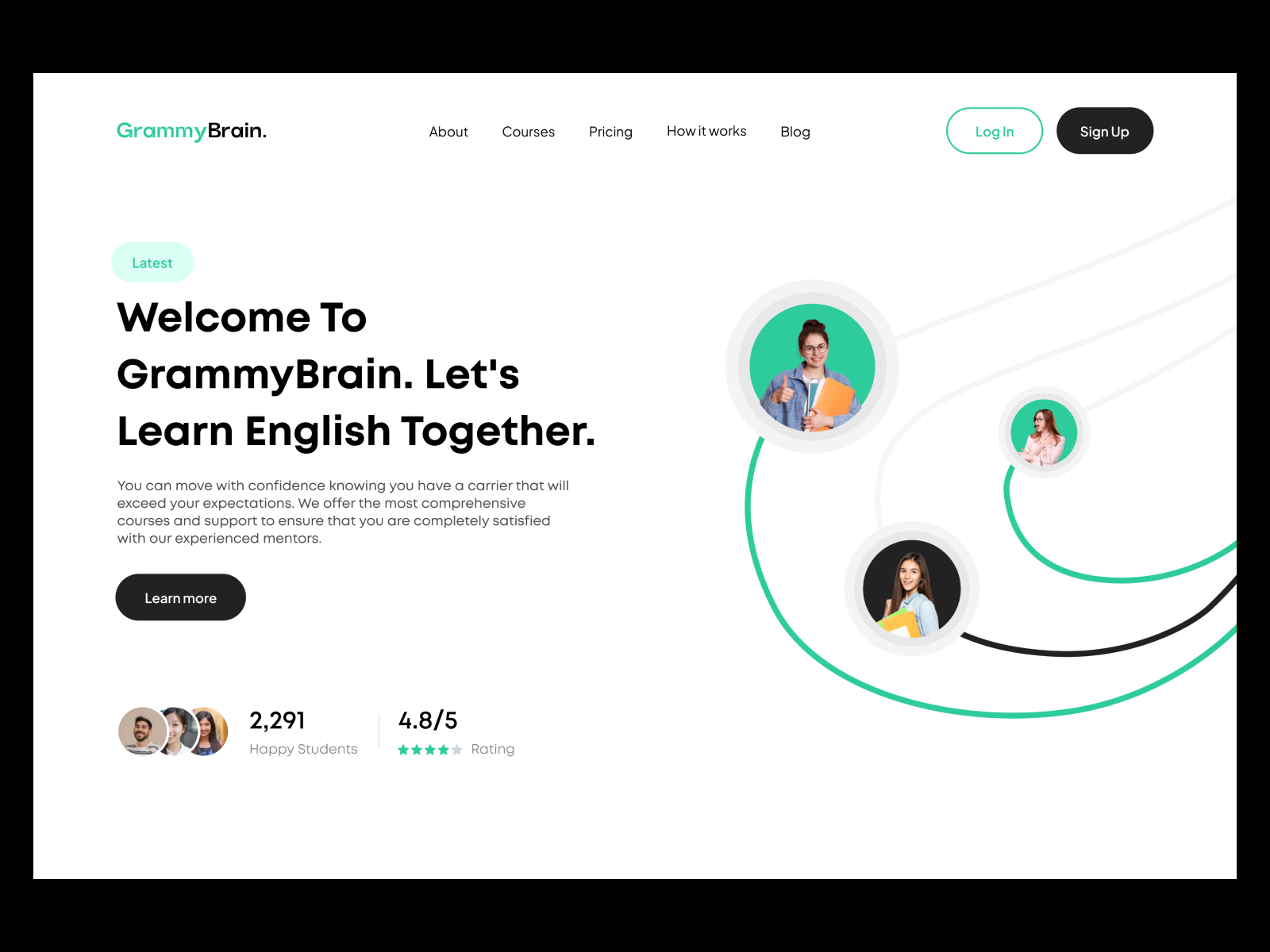 Grammy Brain Web Header by Muhammad Azhar on Dribbble