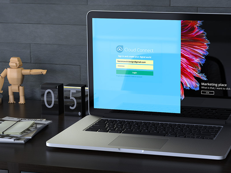 Cloud Connect - UI / UX Design by Mustache - Baranowski Aymeric on Dribbble