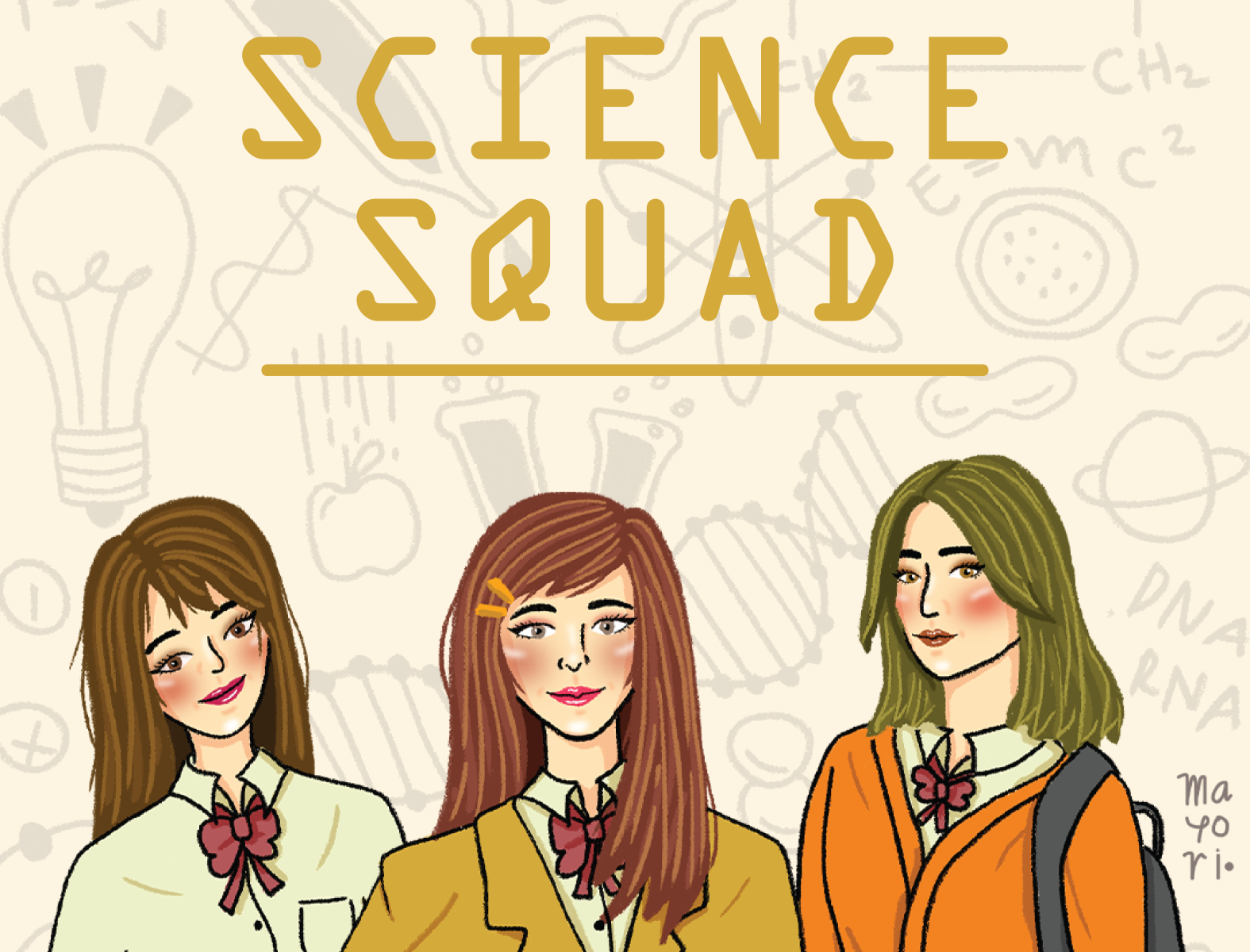 Science Girls by MayoriDesign on Dribbble