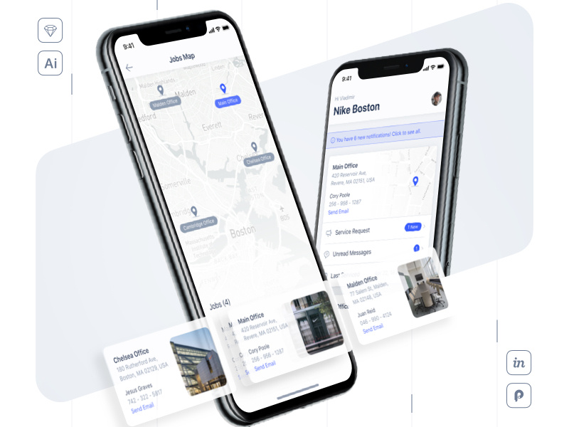 Communicator - Mobile Application Design (Behance) by Vladimir Rakshâ ...