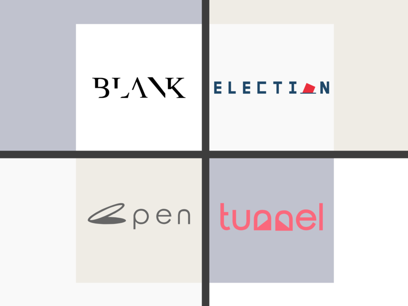 Clever Wordmarks - 1 by rishi on Dribbble