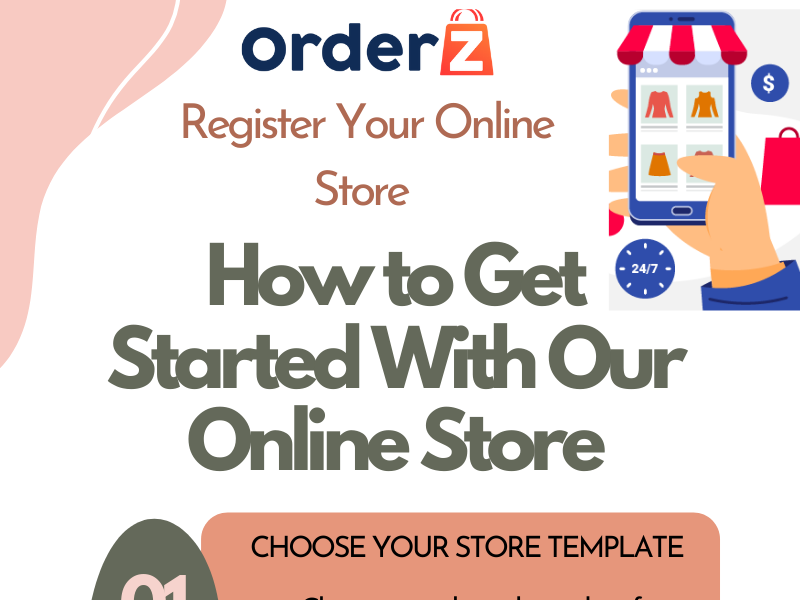 Get Started with Our Online Store - OrderZ by Sheldon cotrell on Dribbble