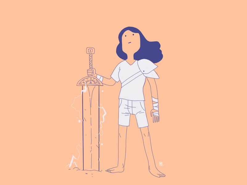 Electric Sword by Darren Rawlings on Dribbble