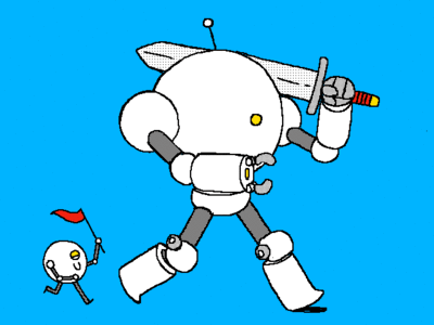 Bot Walk by Darren Rawlings on Dribbble