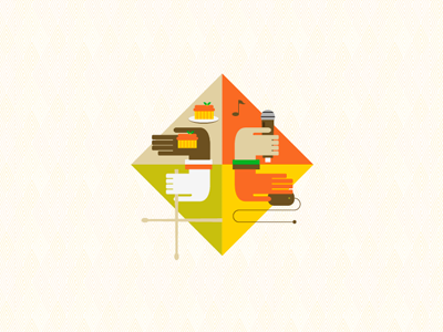 a ramdom piece by Huilin Dai on Dribbble