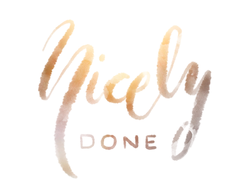 Nicely Done by Andy Smith on Dribbble