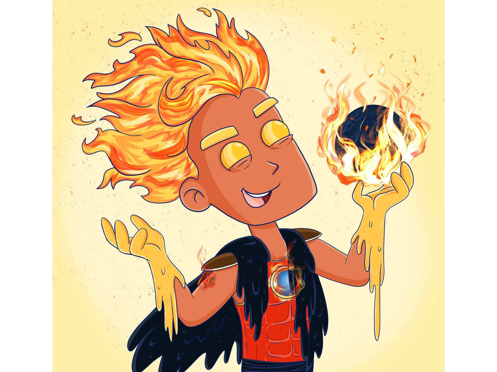 Magma guy by Yana Smirnova on Dribbble