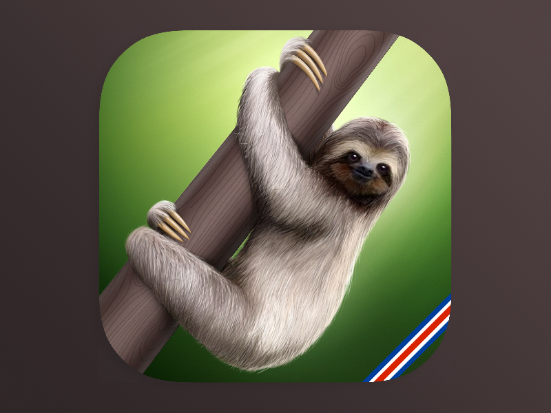 Sloth IOS Icon by Oleksandr Pronskyi on Dribbble