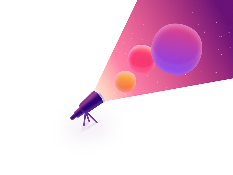 Space Lens Illustration for CleanMyMac X by Oleksandr Pronskyi for ...