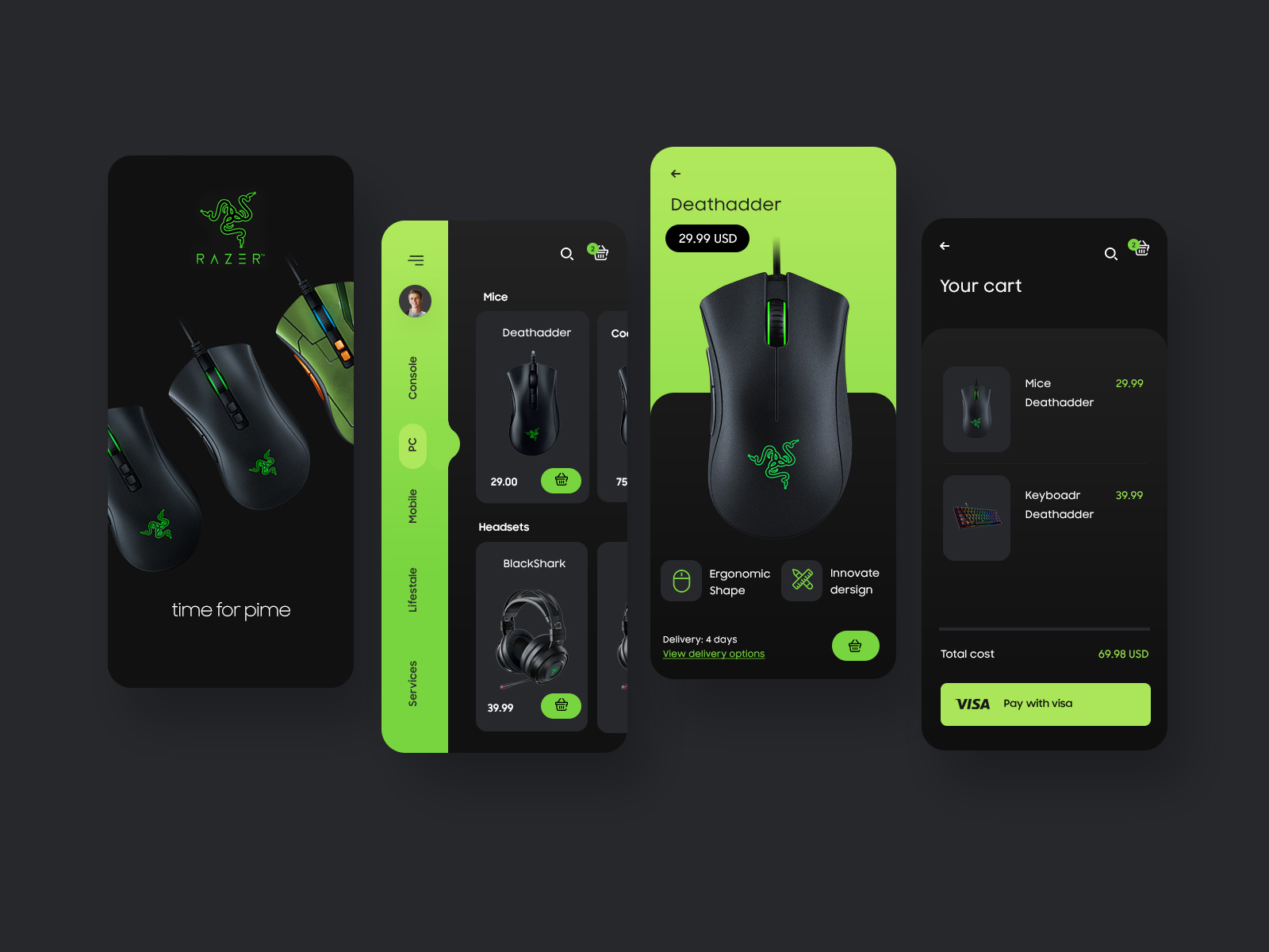 Razer re-design by Łukasz on Dribbble