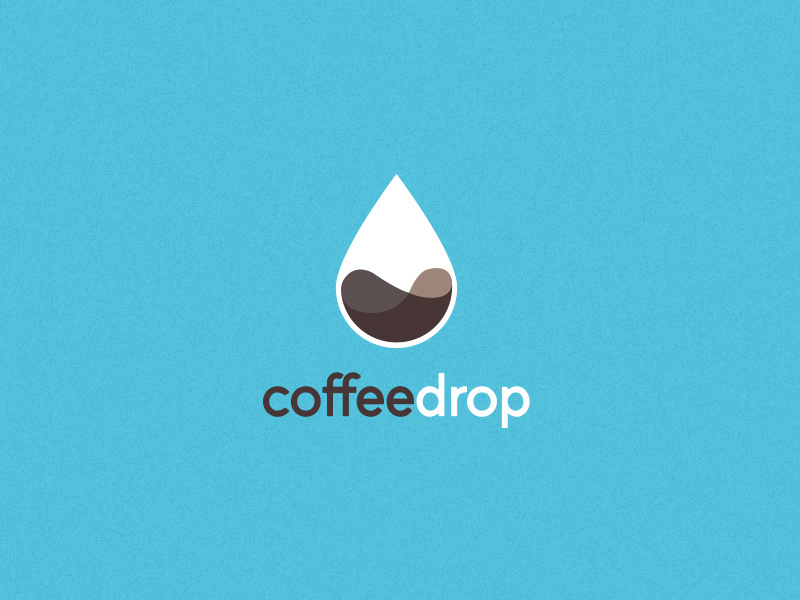 Coffee Drop Icon by Alexandra Gubelova on Dribbble