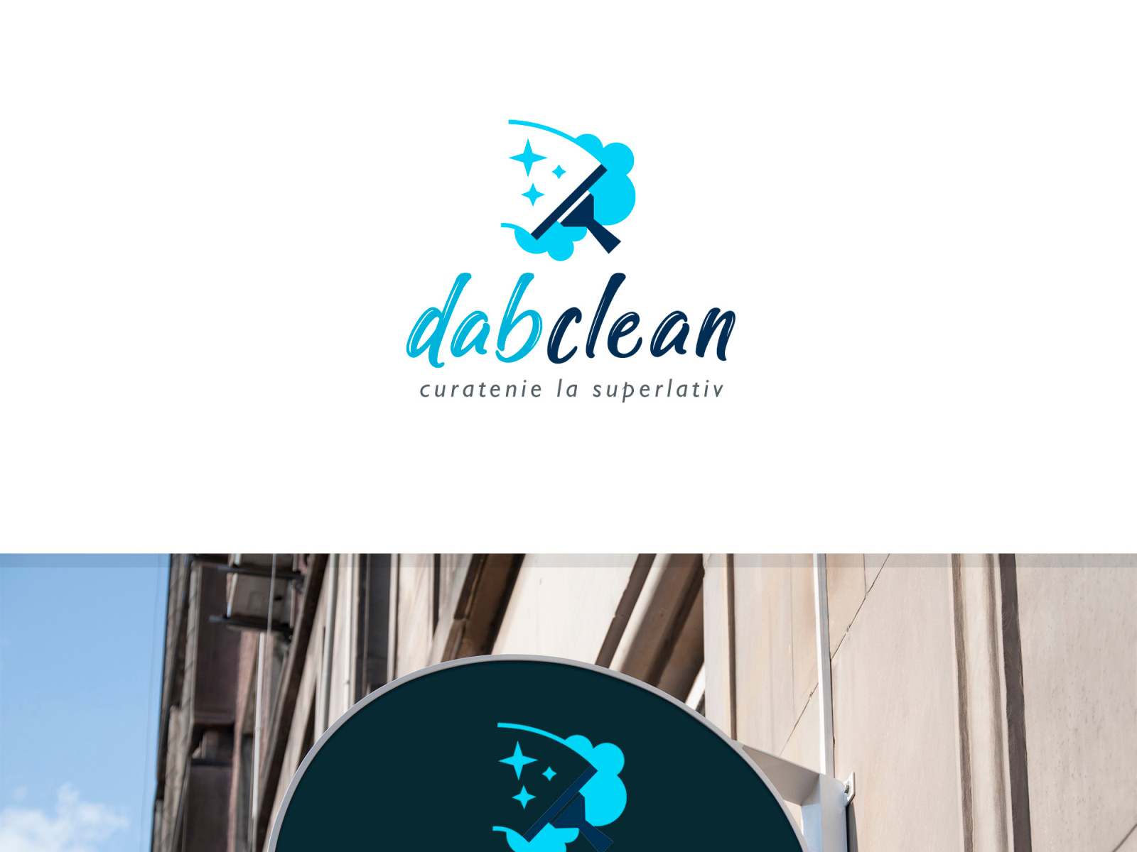 Logo Design / Branding - Cleaning Company Romania by Alba Design on ...