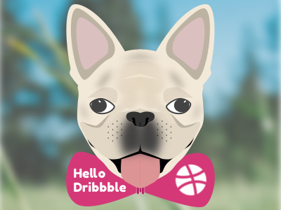 A Big Frenchie Hello by Mike on Dribbble