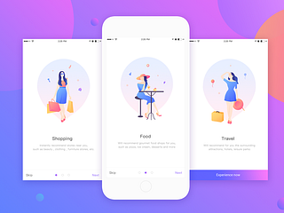 Guide Pages by tingtingchen on Dribbble