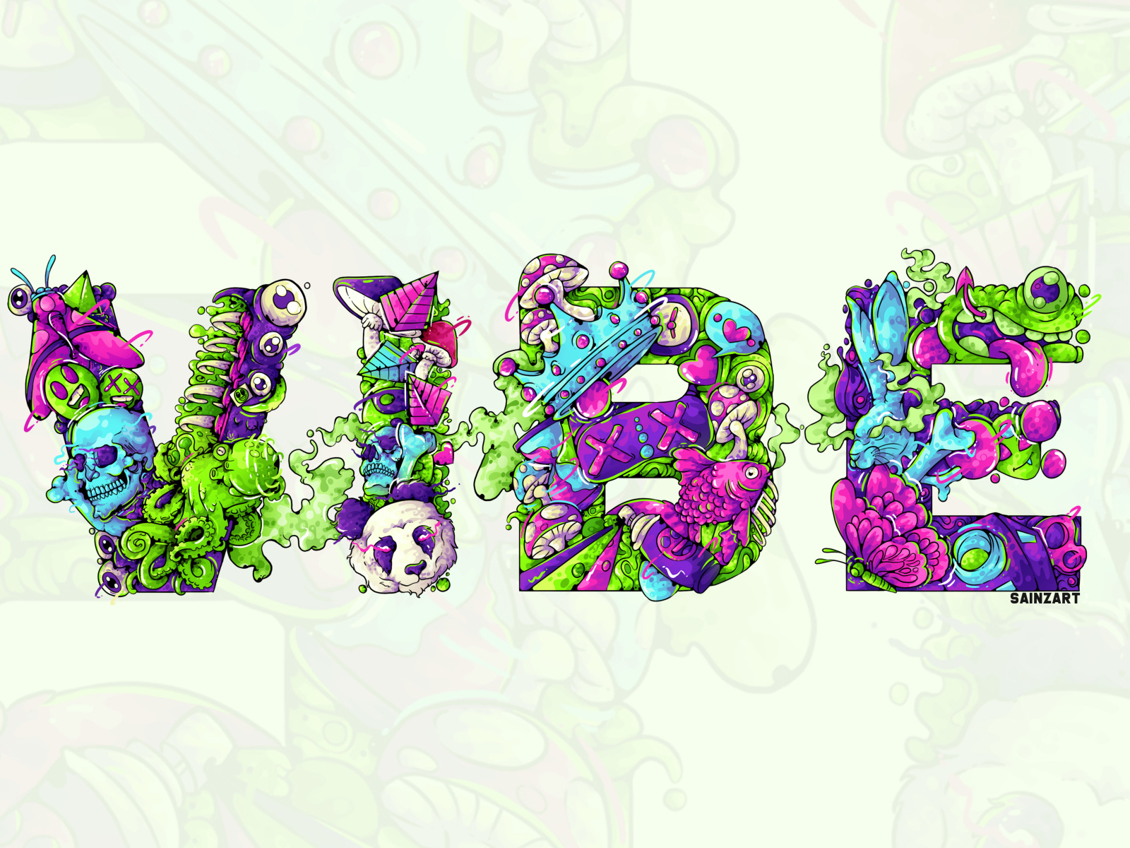 Trippy Vibe by SainzArt on Dribbble