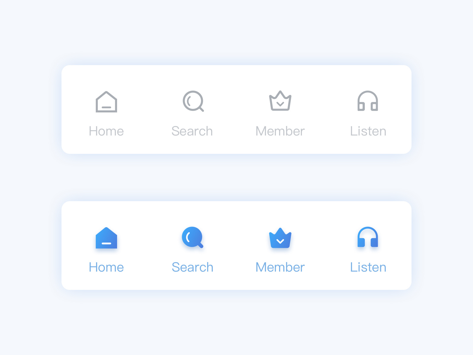 Tab Bar by 野房子 on Dribbble