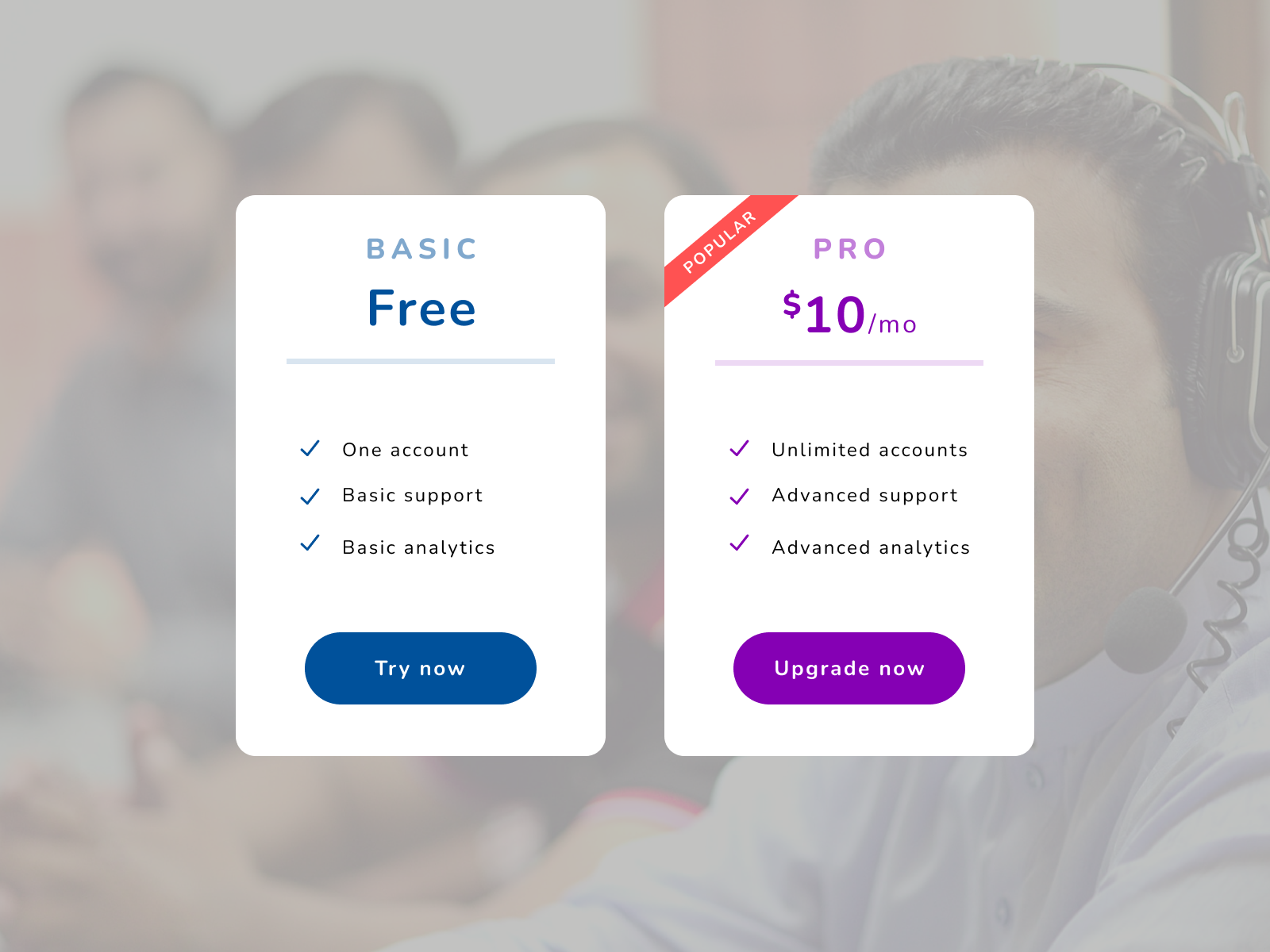 Daily UI 030 - Pricing by Amanie Johnson on Dribbble