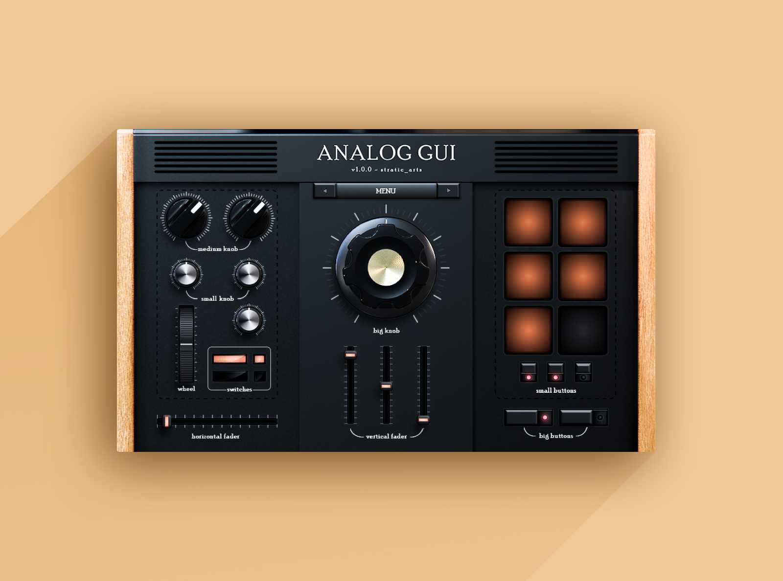 Analog GUI Kit by Julian Behrens on Dribbble